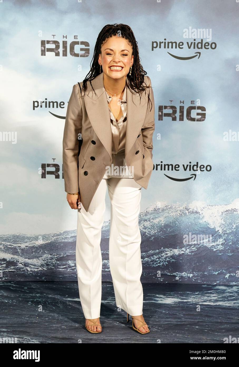 Rochenda Sandall arrives at The Rig world premiere at Everyman ...
