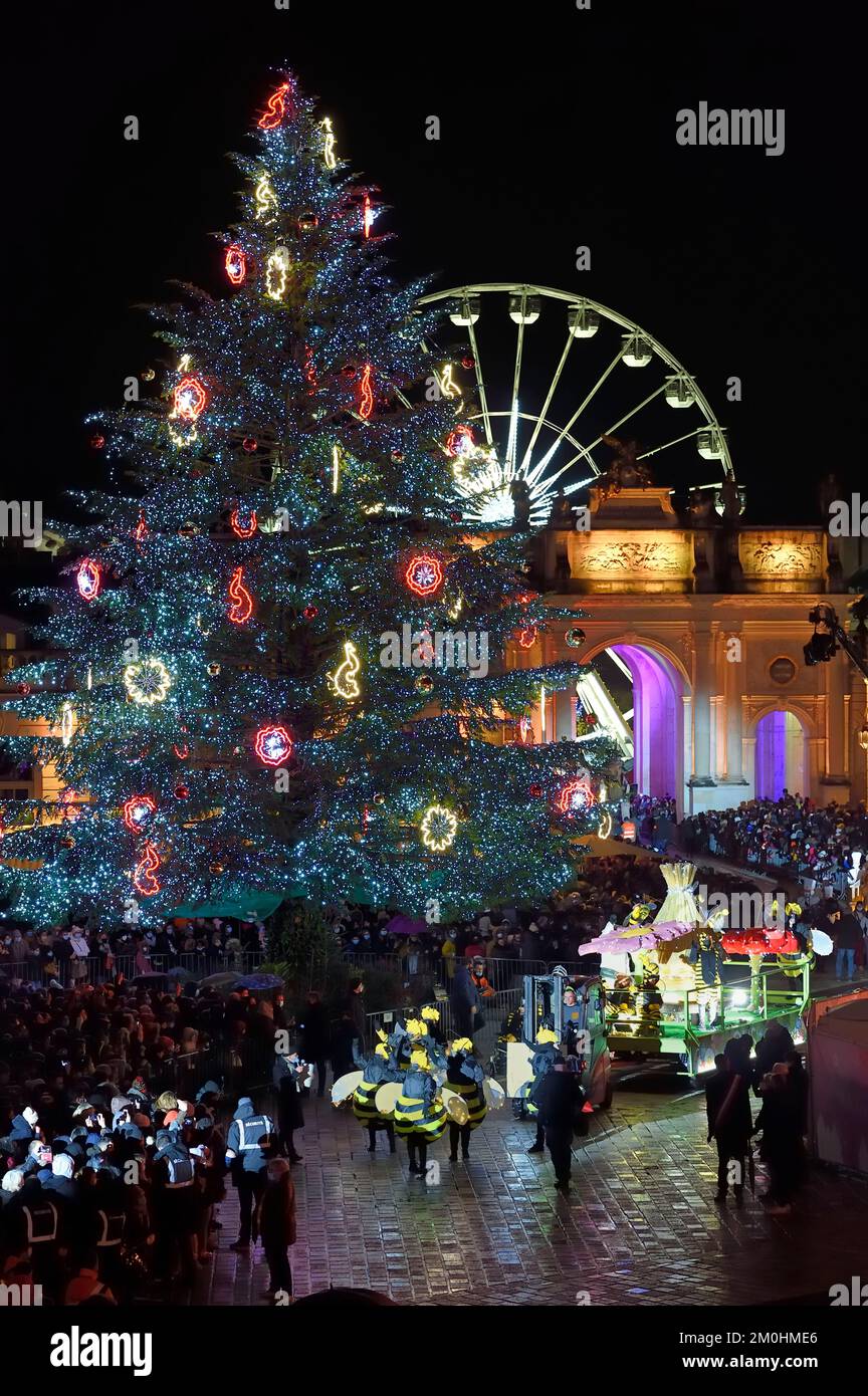France, Meurthe-et-Moselle, Nancy, place Stanislas, the parade of Saint ...
