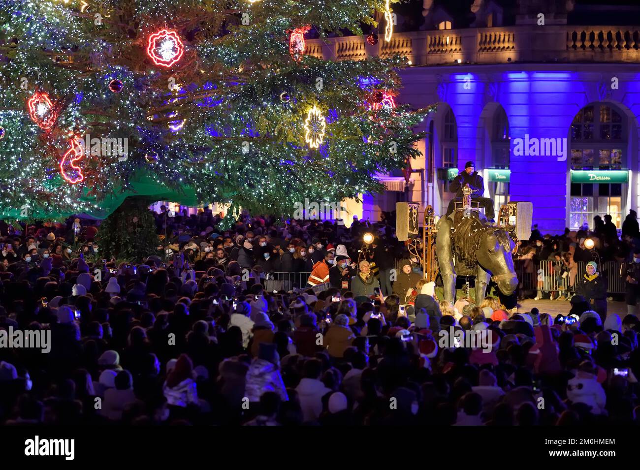 France, Meurthe-et-Moselle, Nancy, place Stanislas, the parade of Saint ...