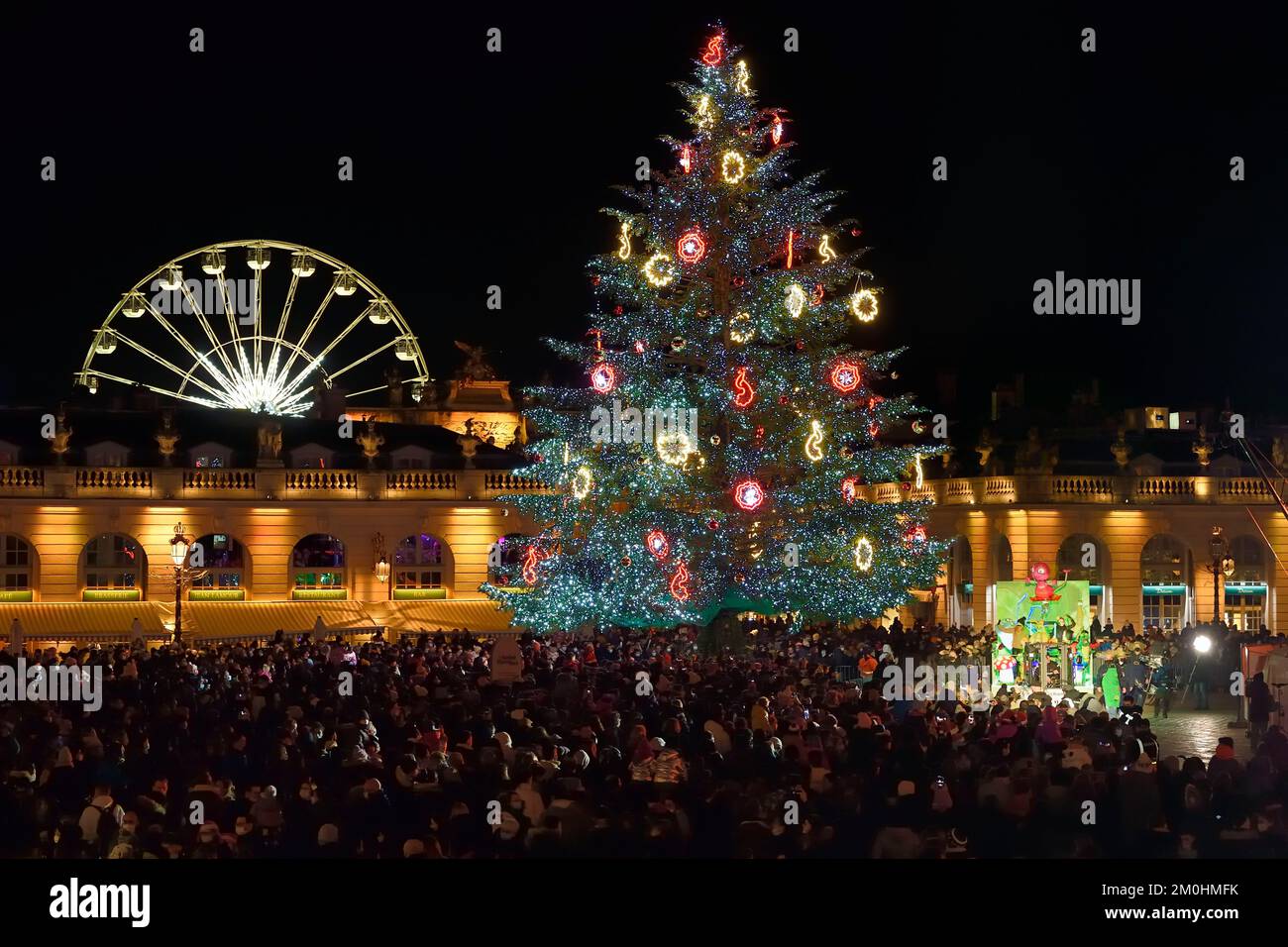 France, Meurthe-et-Moselle, Nancy, place Stanislas, the parade of Saint ...