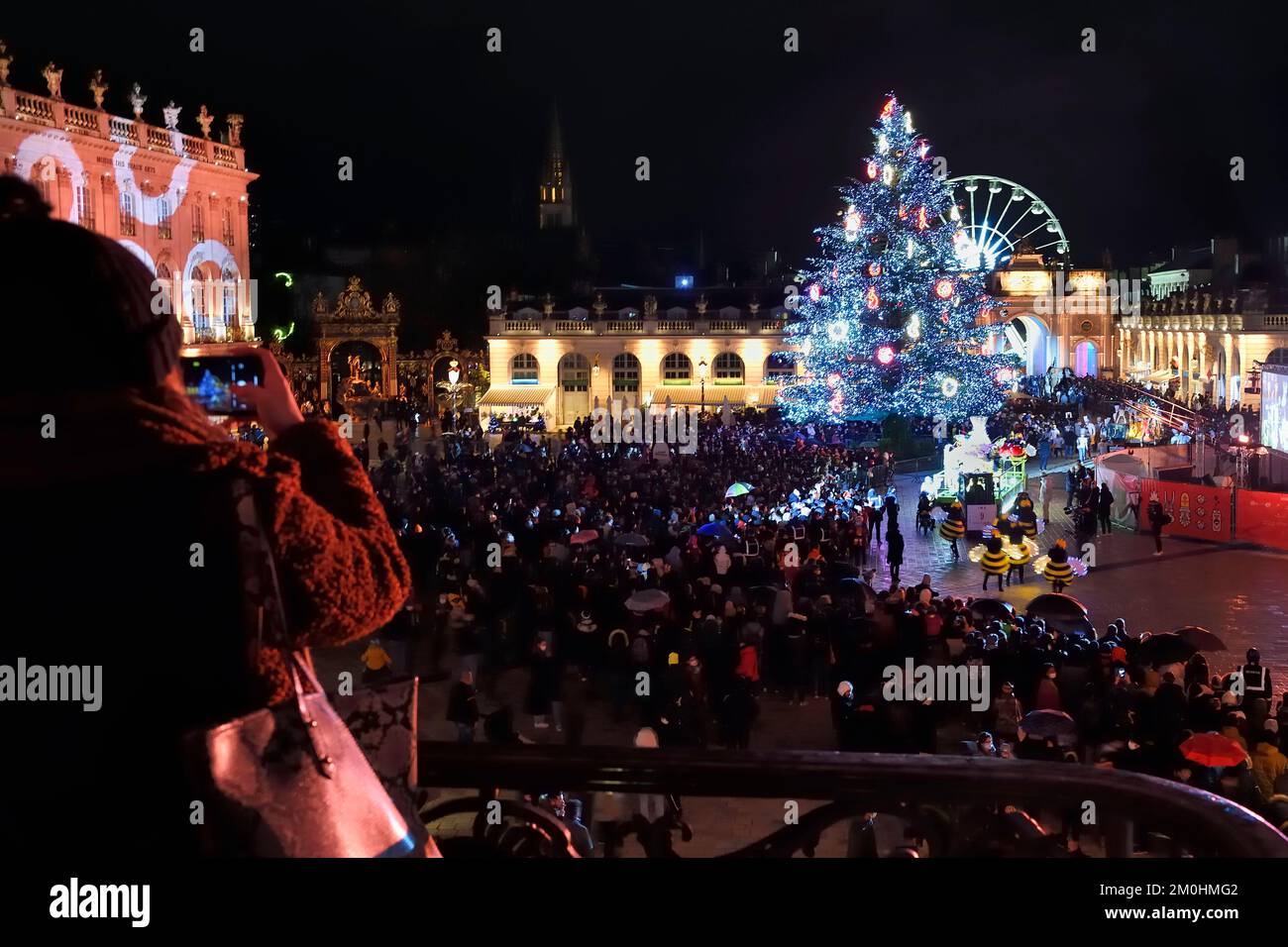 France, Meurthe-et-Moselle, Nancy, place Stanislas, the parade of Saint ...
