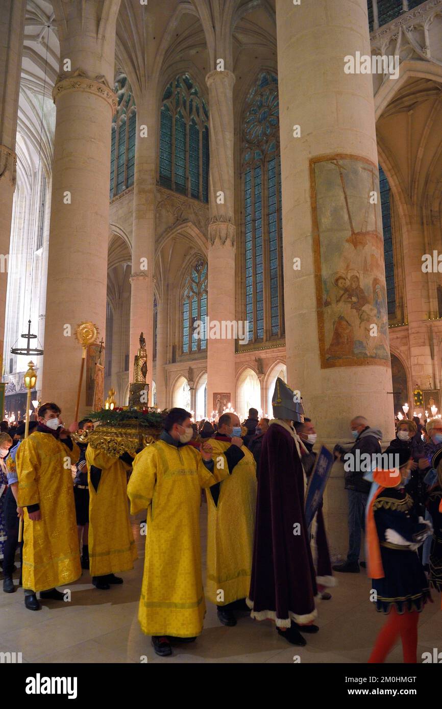 France, Meurthe-et-Moselle, Saint Nicolas de Port, Basilica of Saint ...