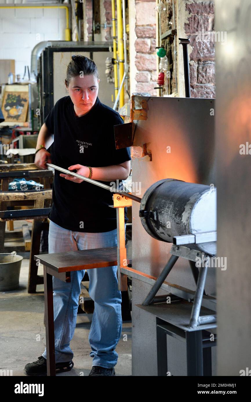 France, Moselle, Meisenthal, Centre international d'Art verrier (CIAV ...