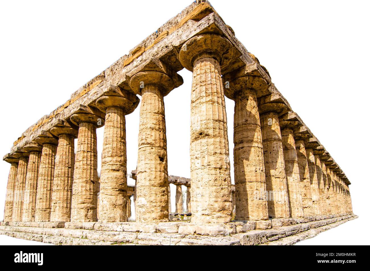 Temple of Hera, Paestum. Italy. PNG image transparent background Stock ...