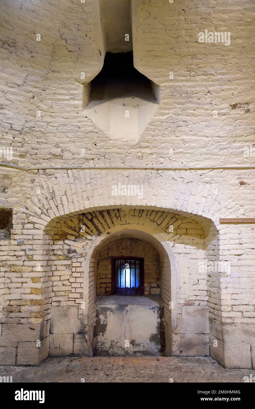 France, Haut-Rhin, Neuf Brisach, town fortified by Vauban, listed as ...