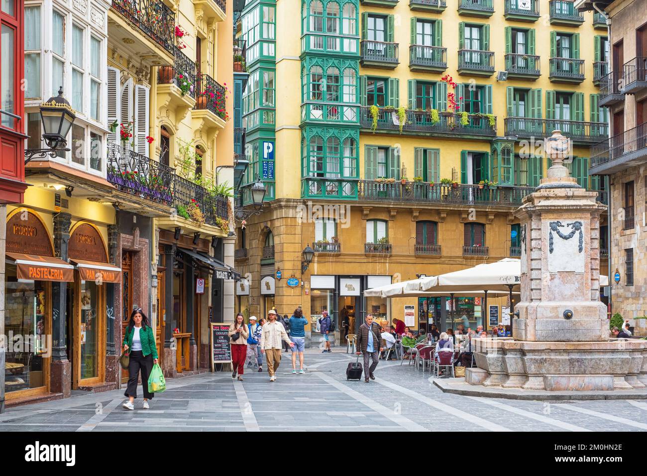 Spain, province of Biscay, Bilbao, stage on the Camino del Norte ...