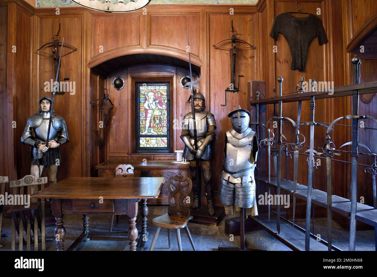 France, Bas Rhin, Orschwiller, Alsace Wine Road, Haut Koenigsbourg ...