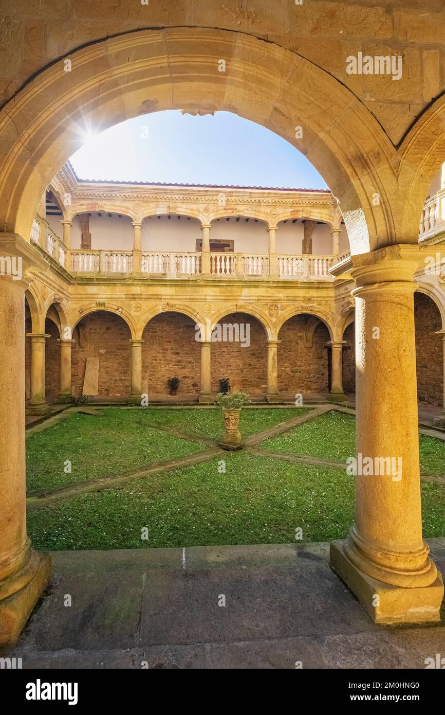 Spain, province of Biscay, Ziortza-Bolibar, Zenarruza monastery on the ...