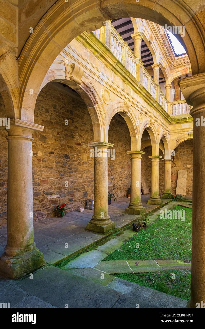 Spain, province of Biscay, Ziortza-Bolibar, Zenarruza monastery on the ...