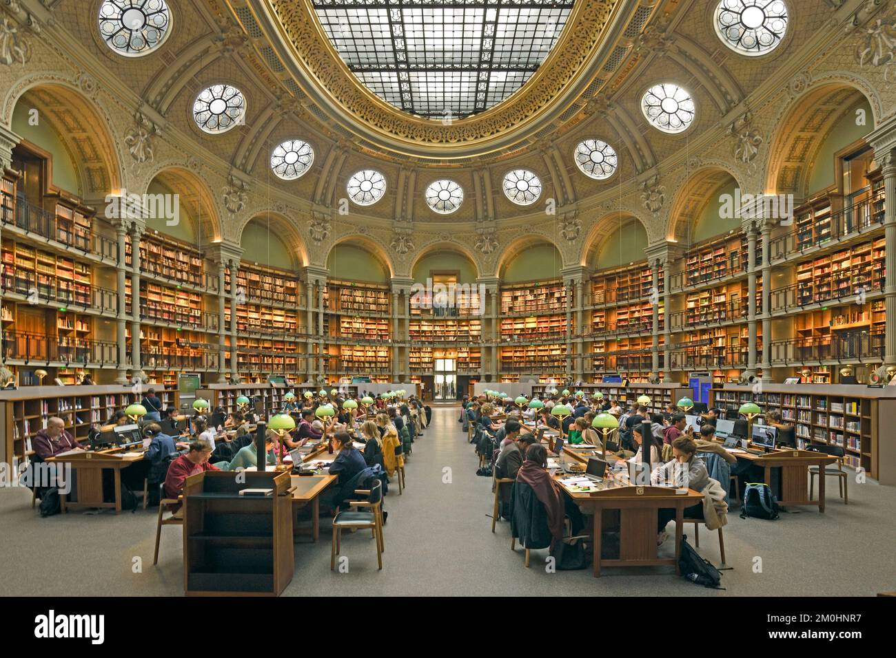 France, Paris, National Library of France, Richelieu site, la salle ...