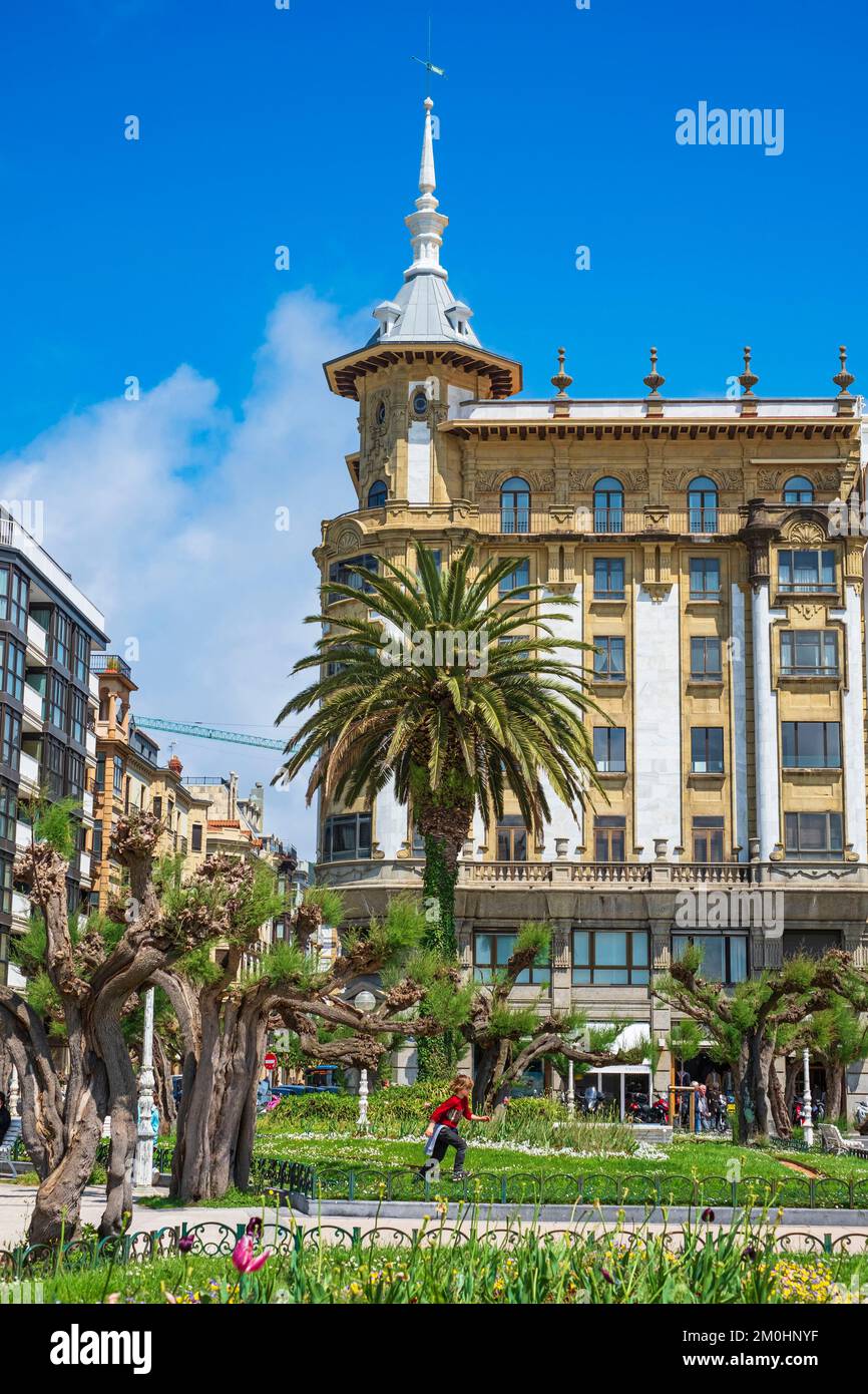 Spain, province of Gipuzkoa, San Sebastian, stage on the Camino del ...