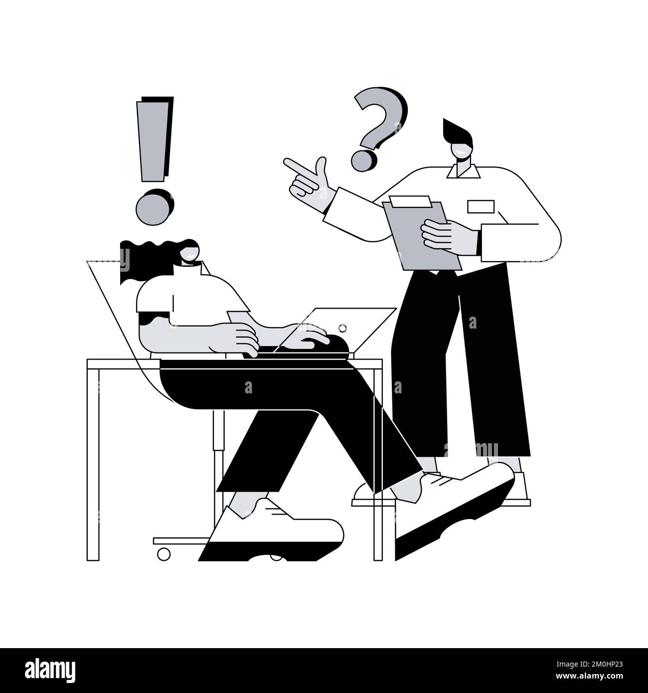 Internship abstract concept vector illustration. Paid internship ...