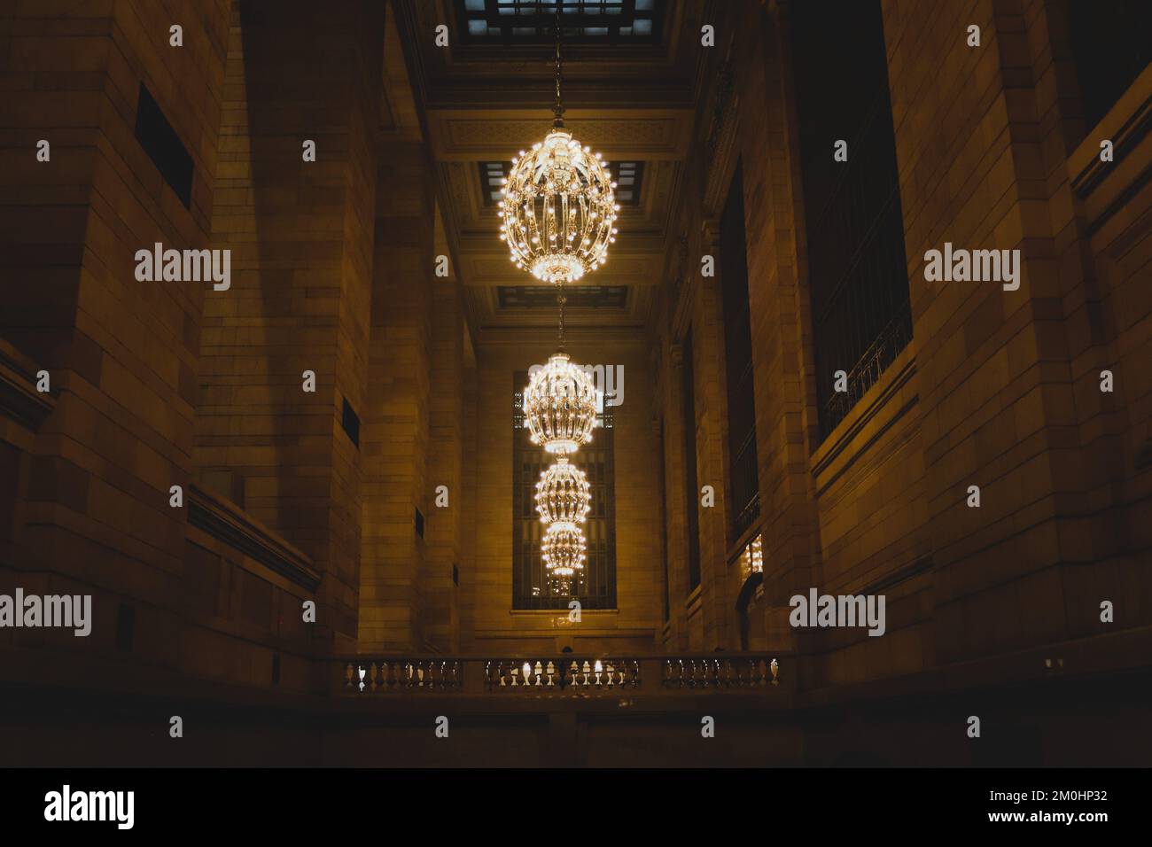 Grand Central's grand lights Stock Photo - Alamy