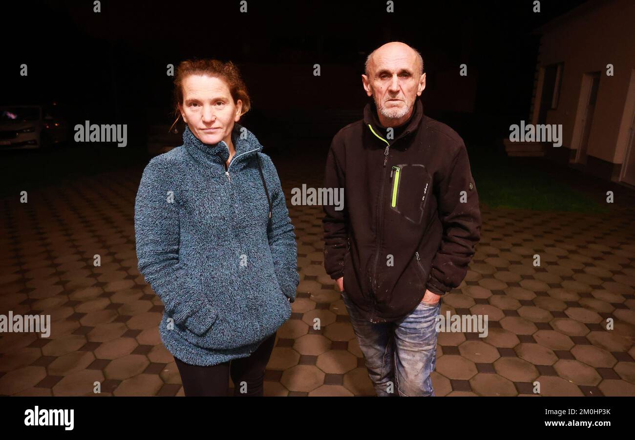 Andja Tasic and Mika Matic, who found pilots, speaks to the media on ...
