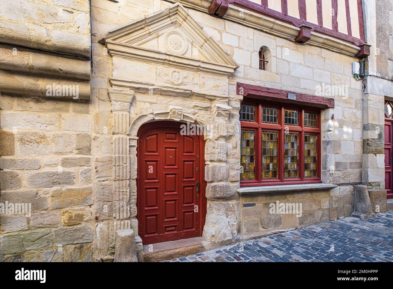 France, Ille-et-Vilaine, Vitr?, stage on the way to Santiago de ...