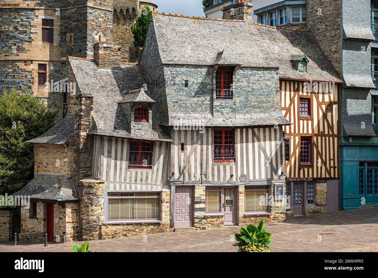 France, Ille-et-Vilaine, Vitr?, stage on the way to Santiago de ...
