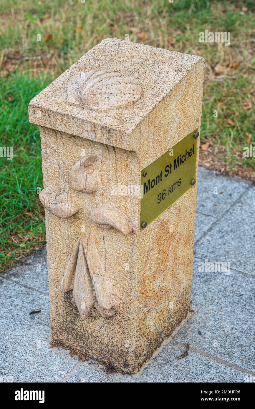 France, Ille-et-Vilaine, Vitre, stage on the Plantagenets Way, one of ...