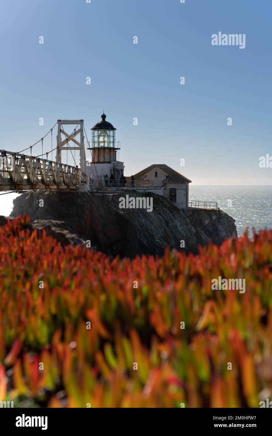 Point Bonita Lighthouse, San Francisco Bay Area, Pacific Ocean Stock ...