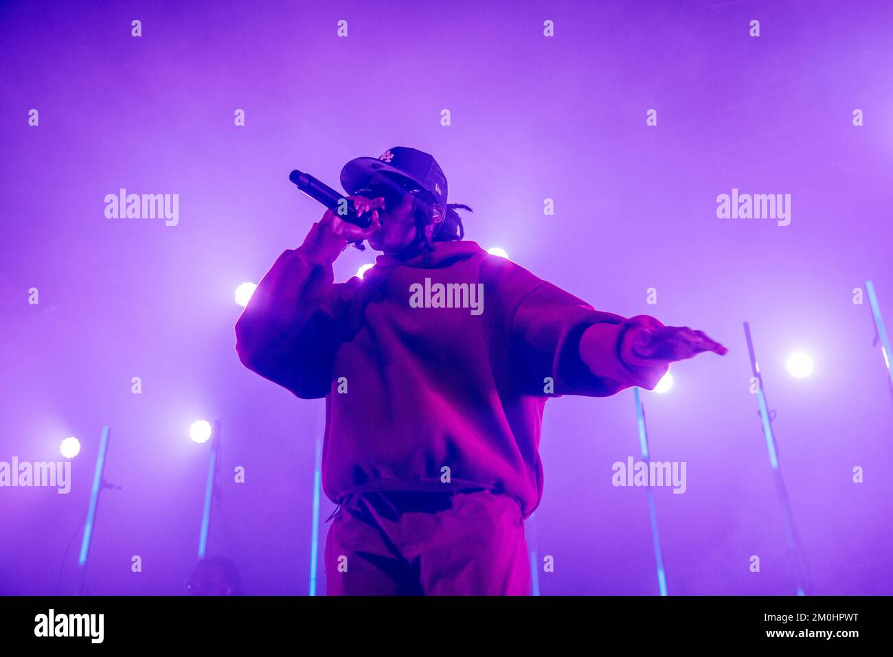 Milan, Italy. 05th Dec, 2022. Little Simz on stage during Little Simz ...