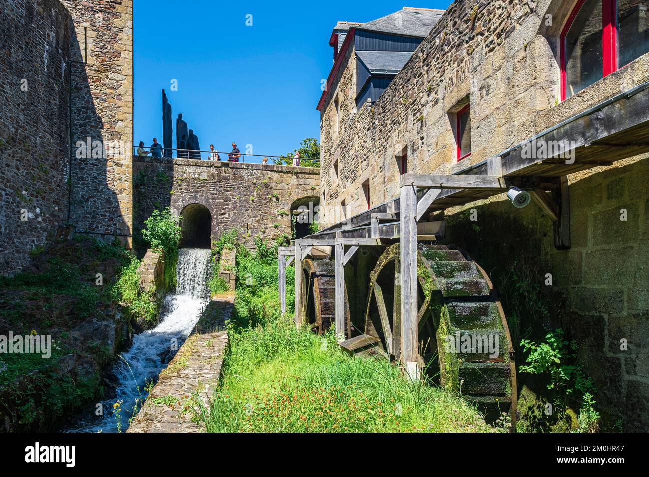 France, Ille-et-Vilaine, Fougeres, medieval district in the lower town ...