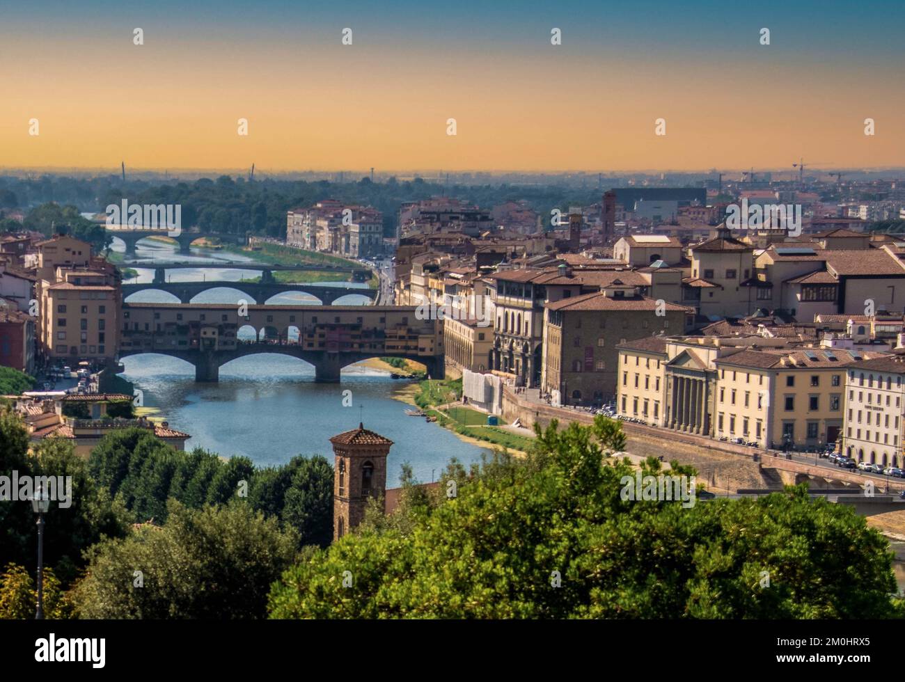 The mesmerizing cityscape of Florence with beautiful buildings and a ...
