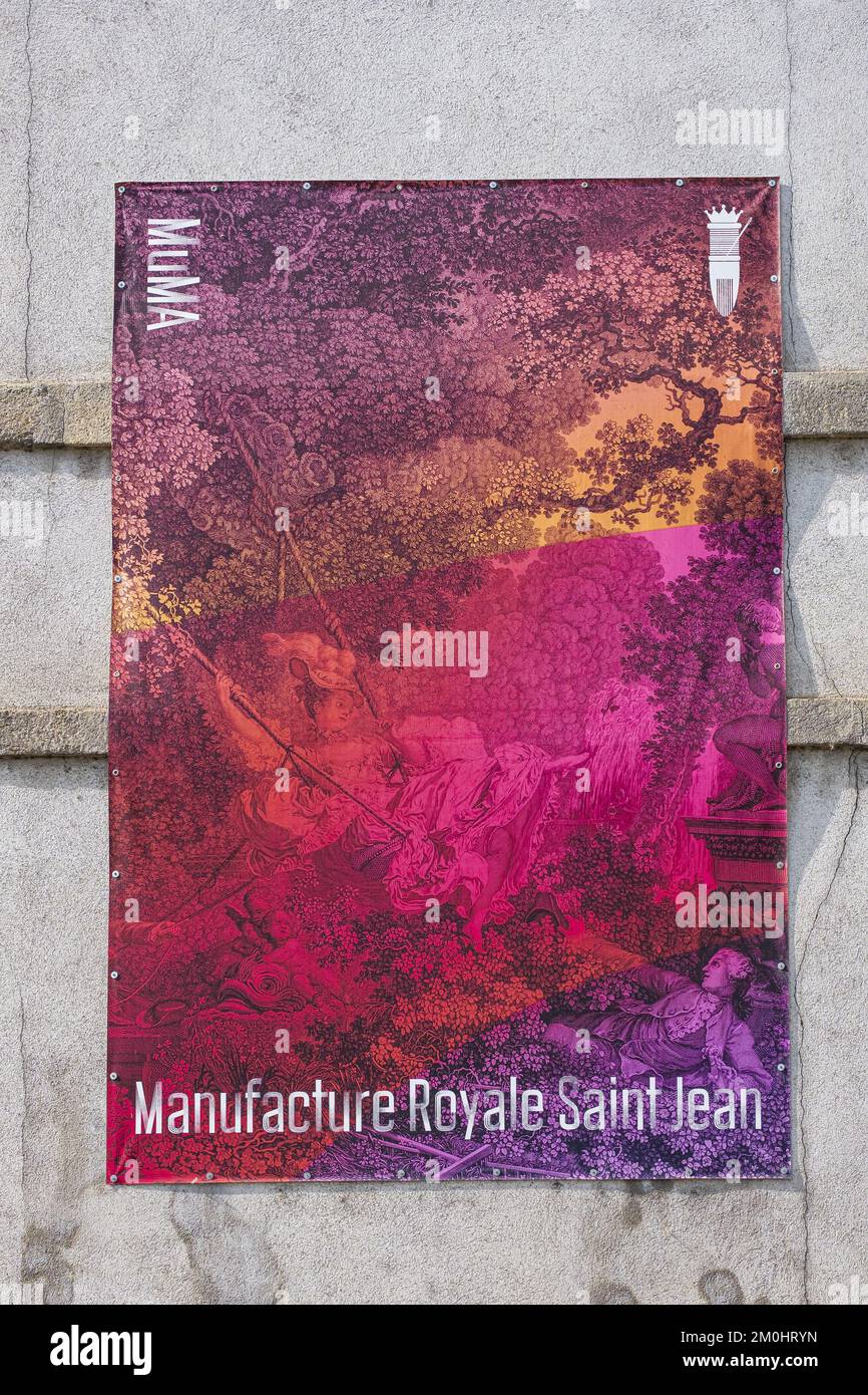 France, Creuse, Aubusson, Manufacture Royale Saint-Jean, ecomuseum ...