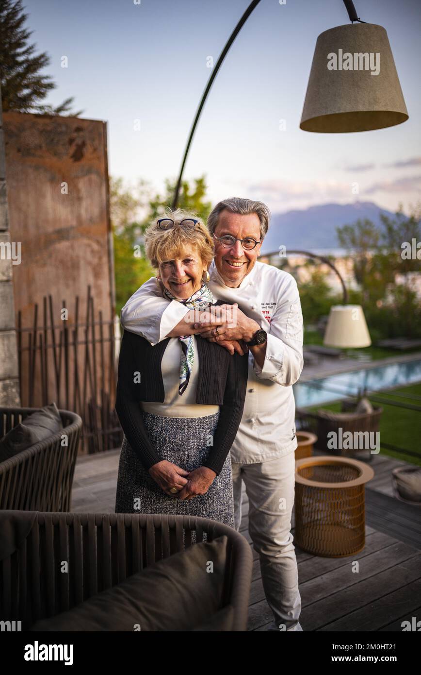 France, Haute Savoie, Annecy le Vieux, Le Clos des Sens gastronomic ...