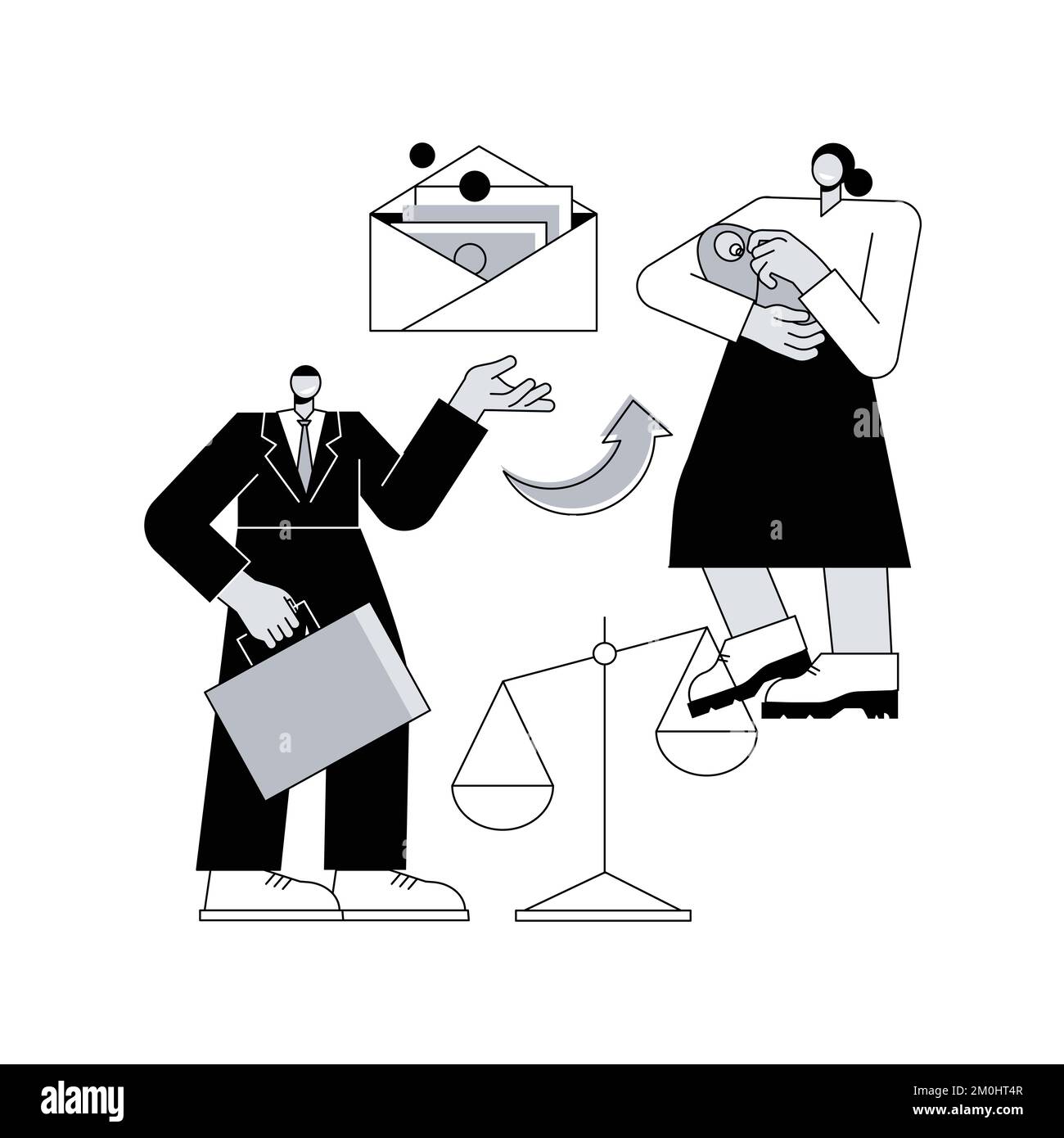 Maintenance obligation abstract concept vector illustration. Care and ...