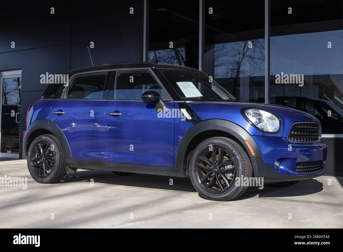 Indianapolis - Circa December 2022: Used Mini Countryman display. With ...