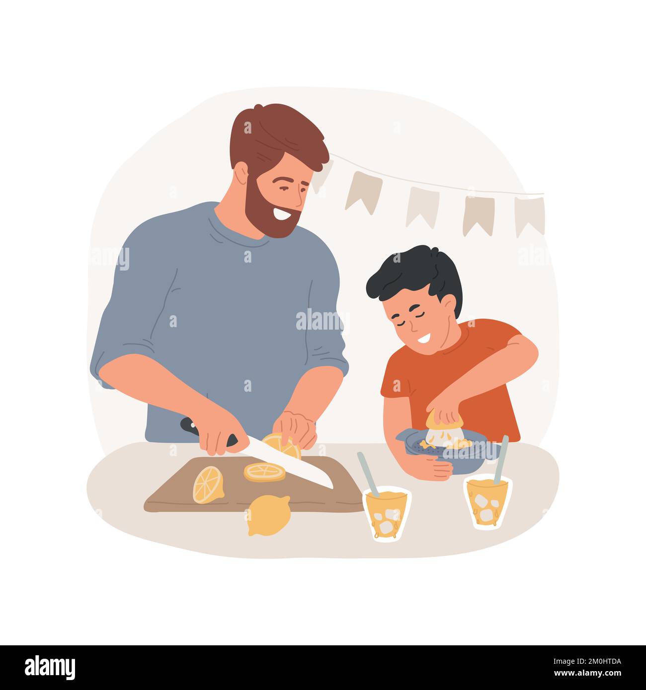 Square glass jar homemade Cut Out Stock Images & Pictures - Alamy