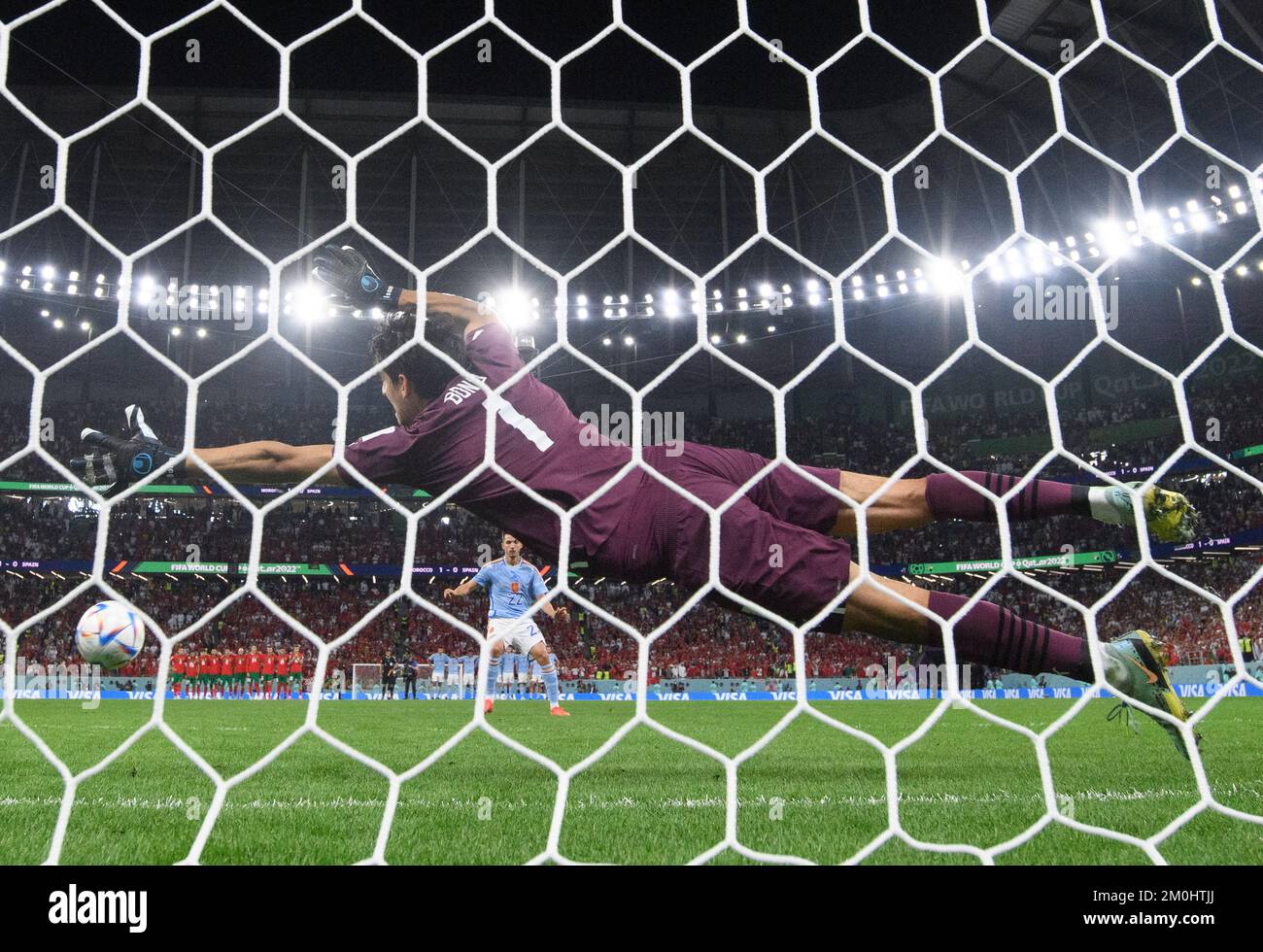 Al Rajjan, Qatar. 06th Dec, 2022. Soccer, World Cup, Morocco - Spain ...