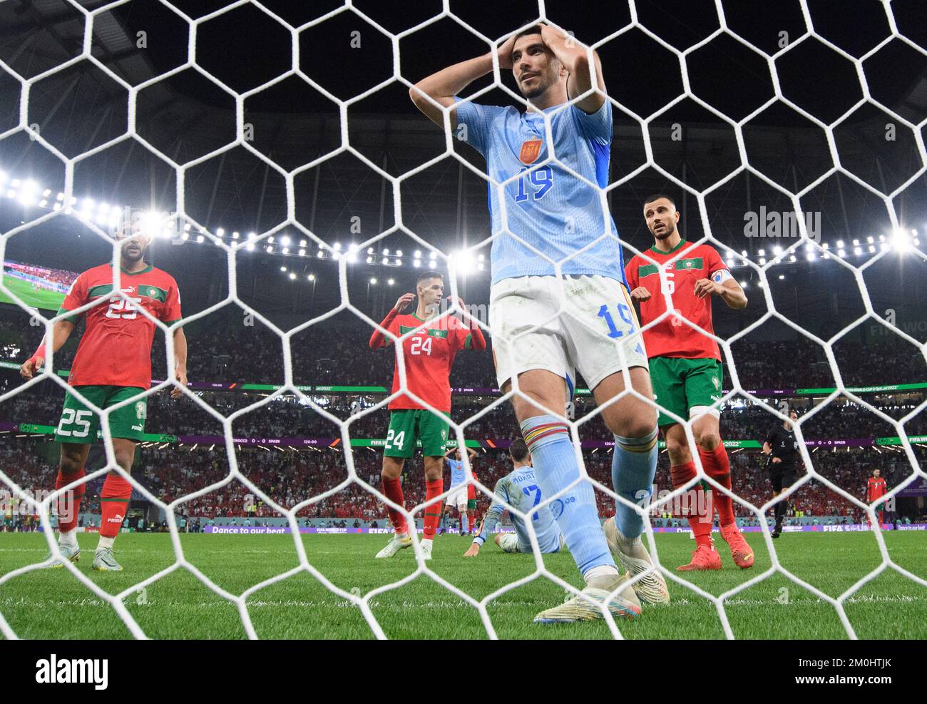 Al Rajjan, Qatar. 06th Dec, 2022. Soccer, World Cup, Morocco - Spain ...