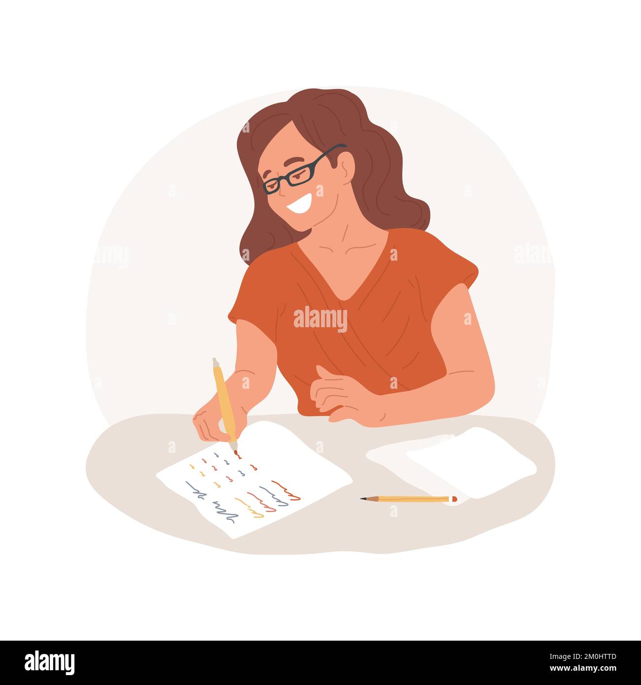 Young chef isolated cartoon vector illustration. Children learn to ...