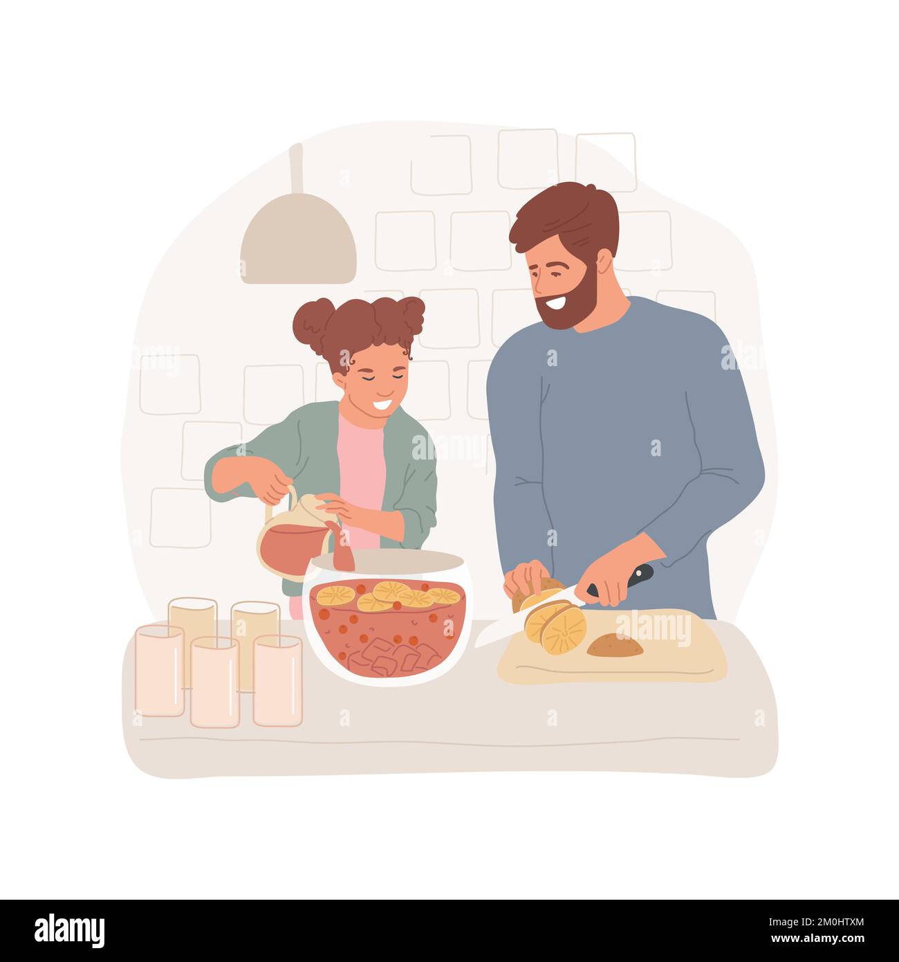 Pouring punch Stock Vector Images - Alamy