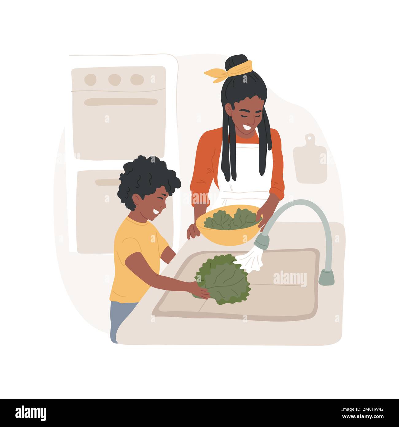 Kale vegetable plot Stock Vector Images - Alamy