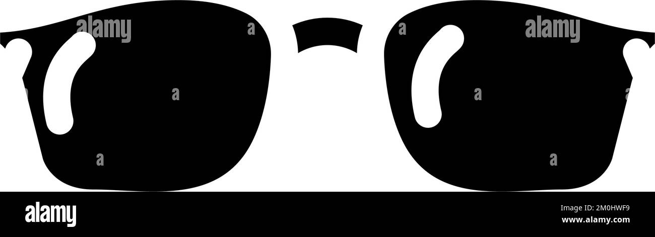 optical glasses optical glyph icon vector illustration Stock Vector ...