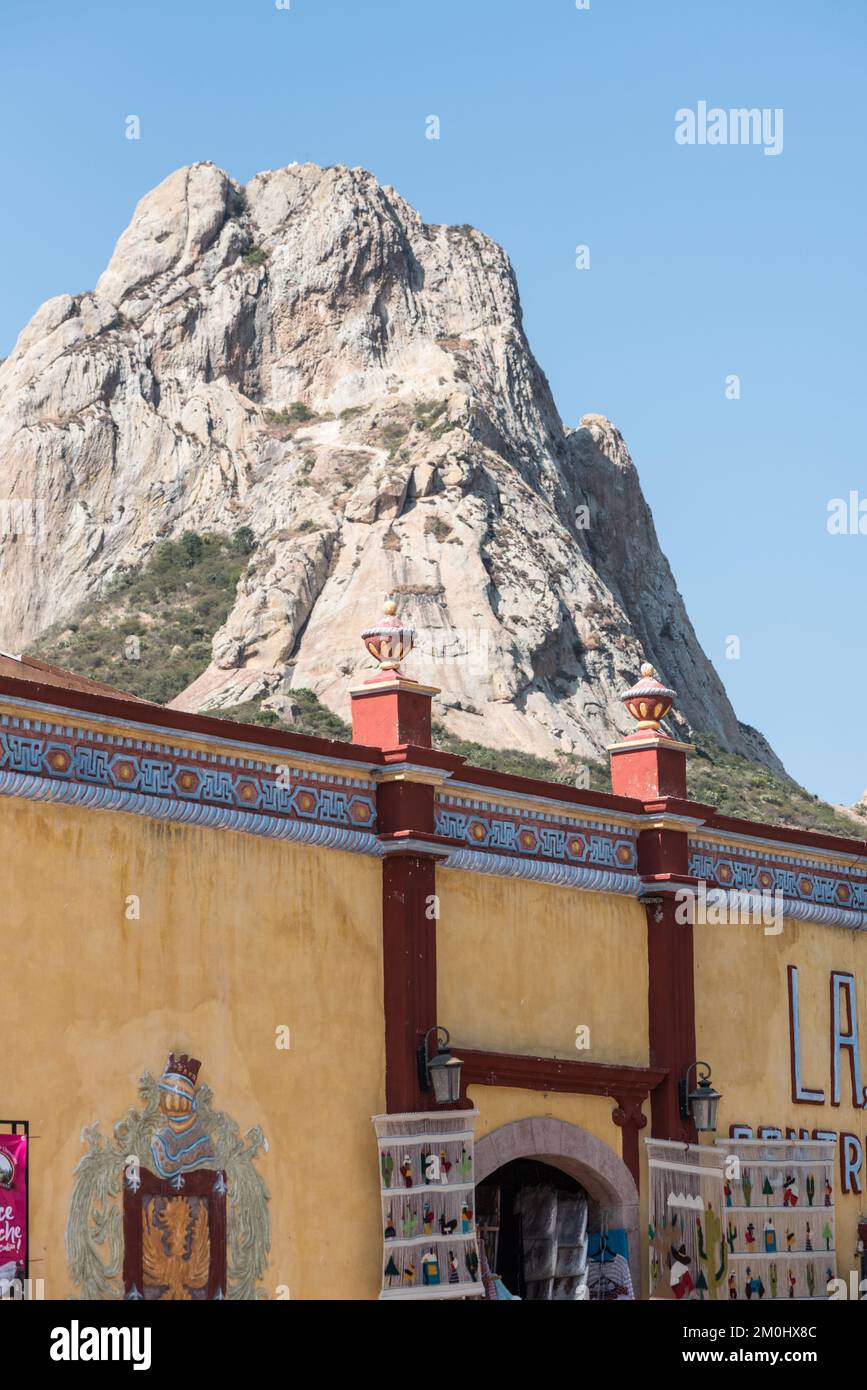 La Ville San Sebstian Bernal, a Pueblo Magico, in Mexico Stock Photo ...