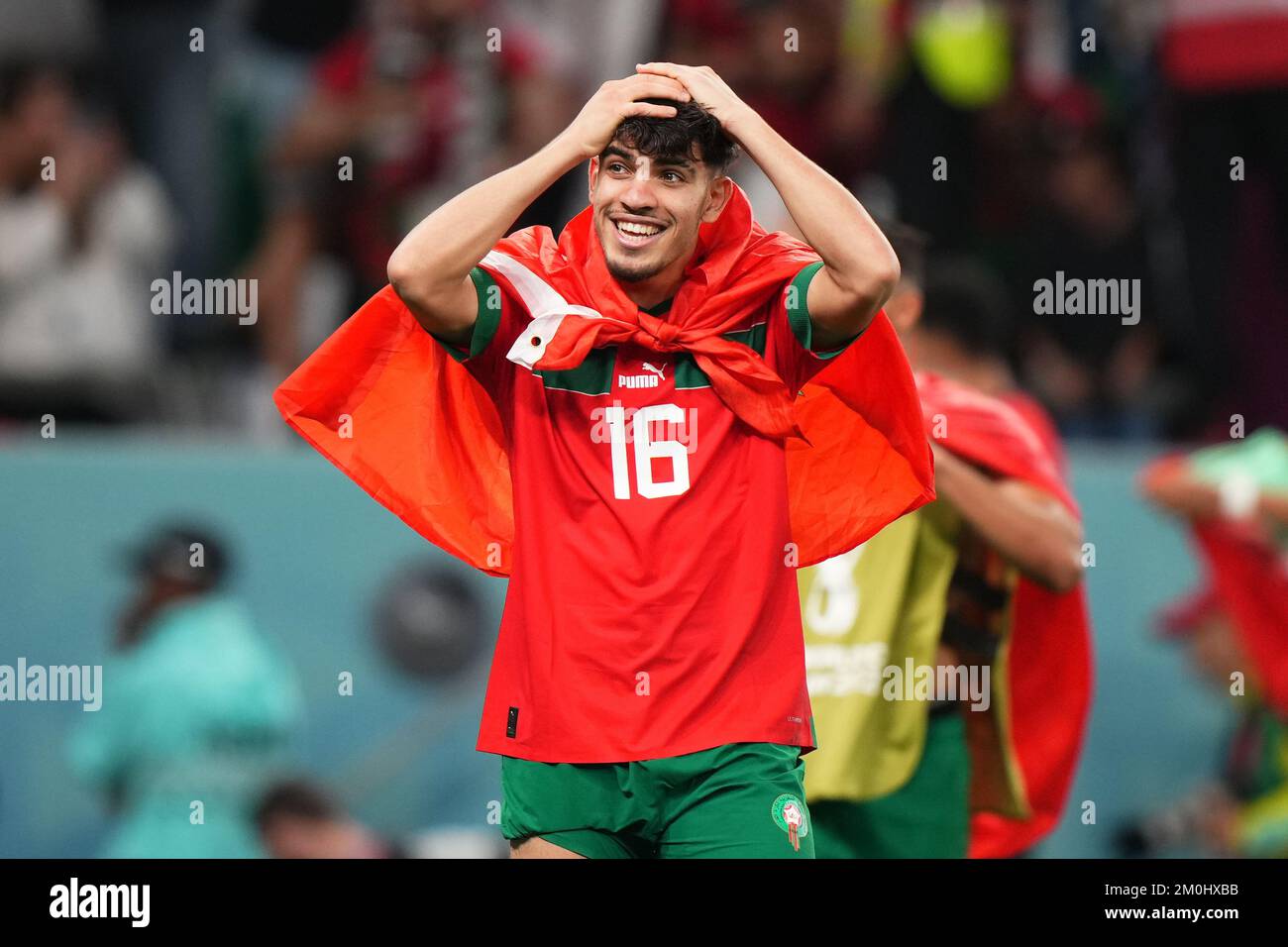Abre Ezzalzouli of Morocco during the FIFA World Cup Qatar 2022 match ...
