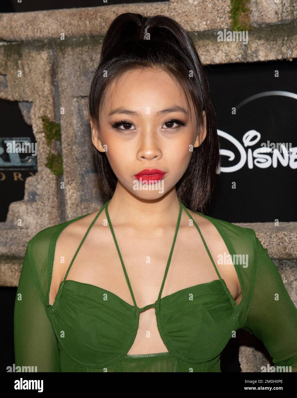 December 5, 2022, Hollywood, California, USA: Emmy Liu-Wang attends the Disney + premiere of â ...