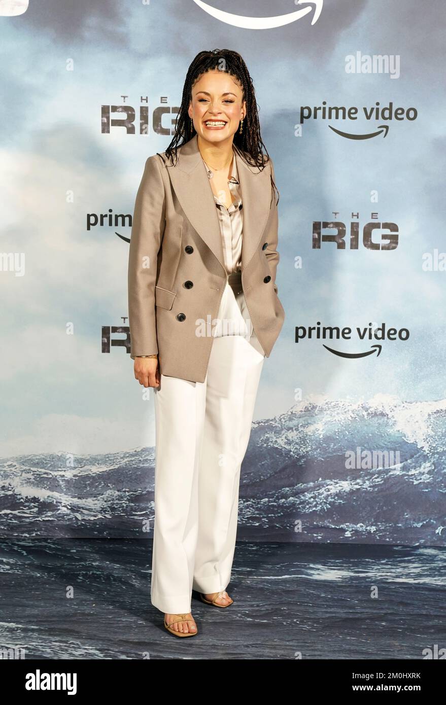 Rochenda Sandall arrives at The Rig world premiere at Everyman ...