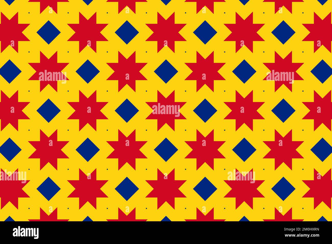 Geometric pattern in the colors of the national flag of Romania. The ...