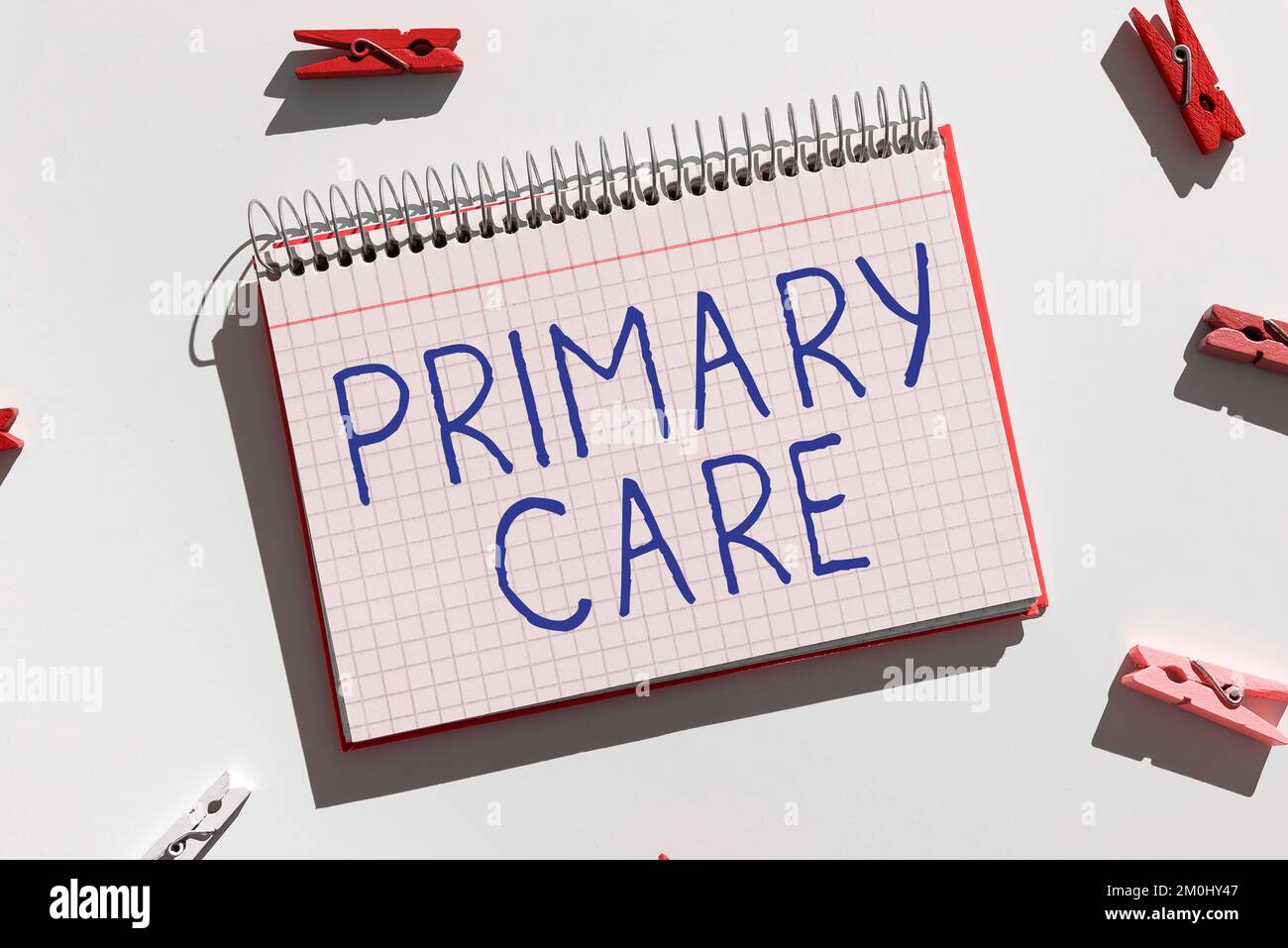 Sign displaying Primary Care. Conceptual photo health care provided by ...