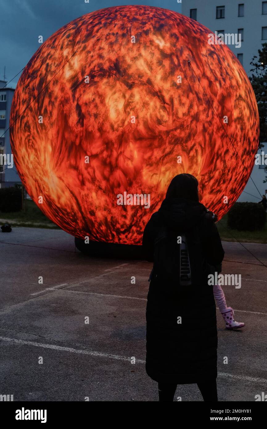 Inflatable planets hi-res stock photography and images - Alamy