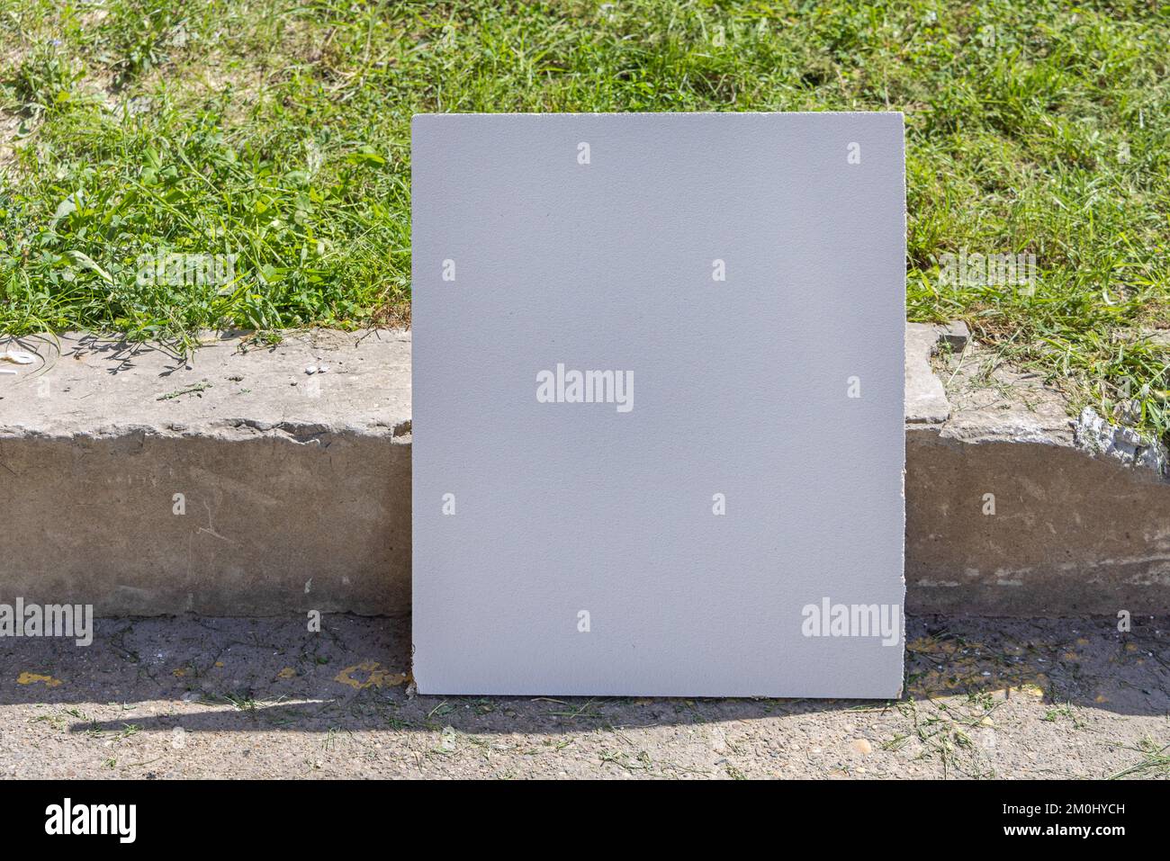 One Square Piece of Insulation Panel Board Construction Stock Photo - Alamy
