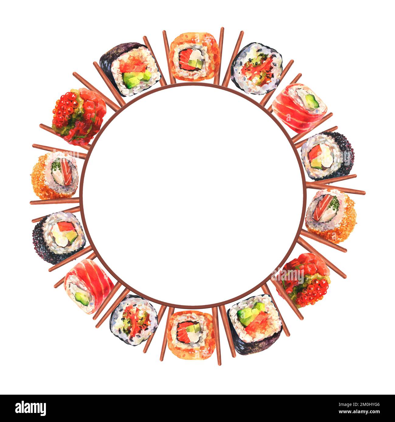 Watercolor japanese hi-res stock photography and images - Alamy