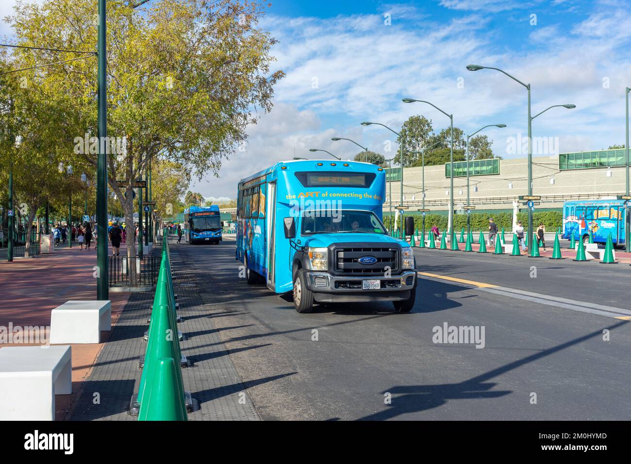Anaheim, CA, USA – November 1, 2022: A blue Anaheim Resort ...
