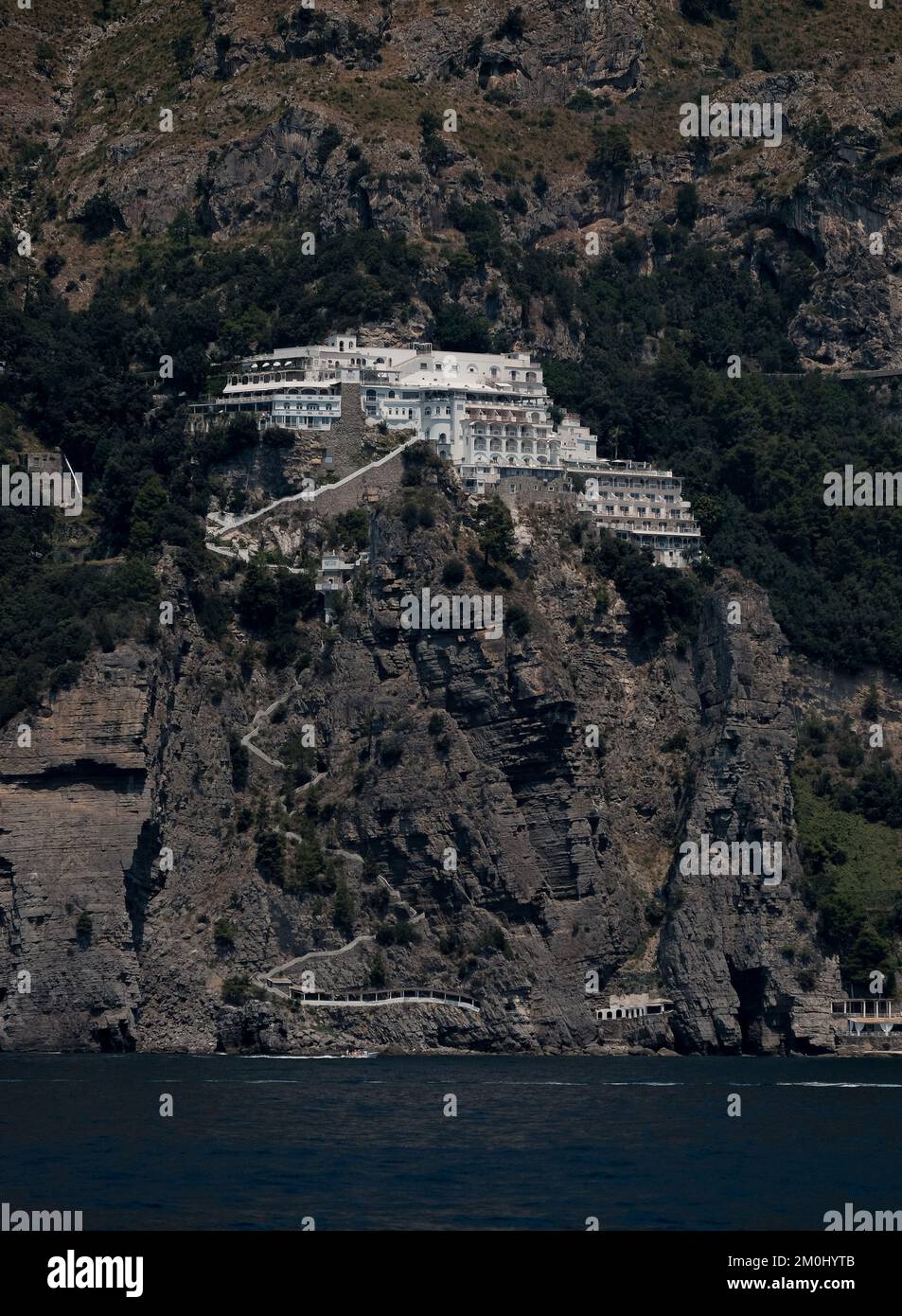 The Amazing Grande Hotel Tritone sits amongst limestone cliffs of the ...