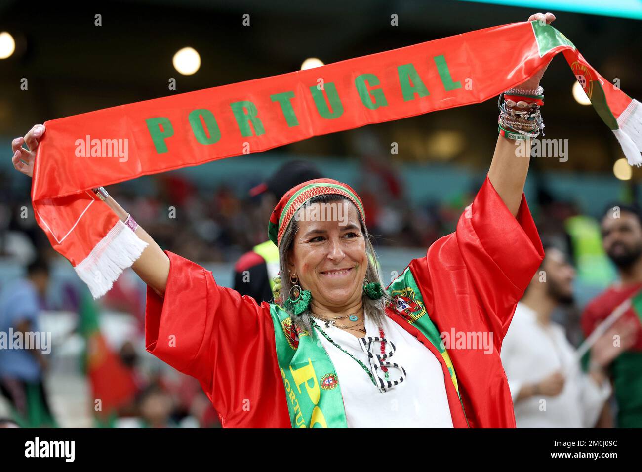 Portugal fans enjoy prior to the FIFA World Cup Qatar 2022 Round of 16 ...