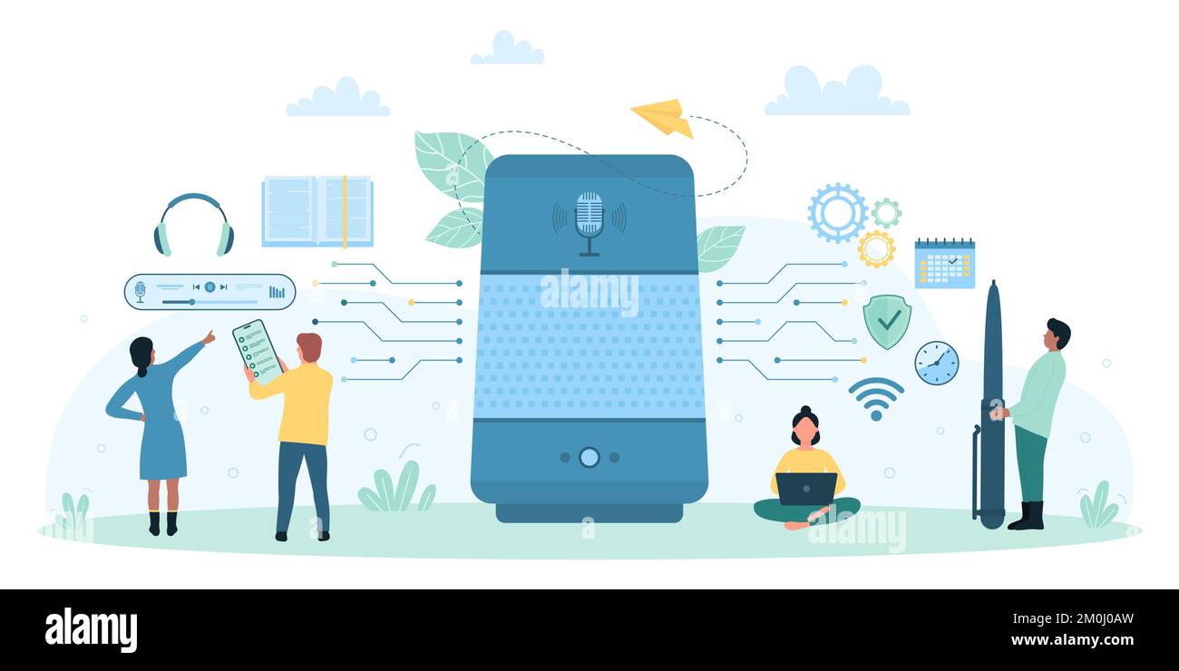 IOT, smart electronic service and automation technology vector ...