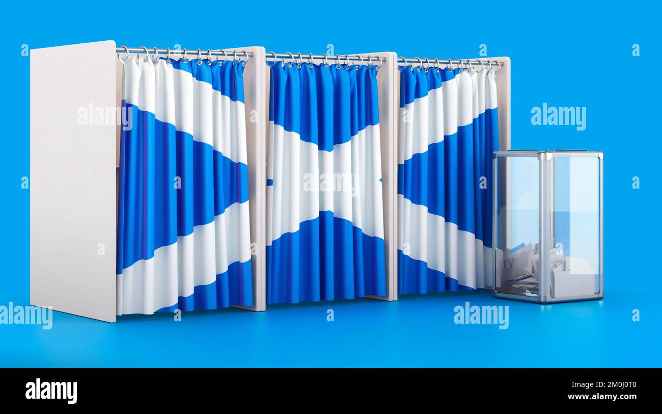 Scotland voting booths hi-res stock photography and images - Alamy